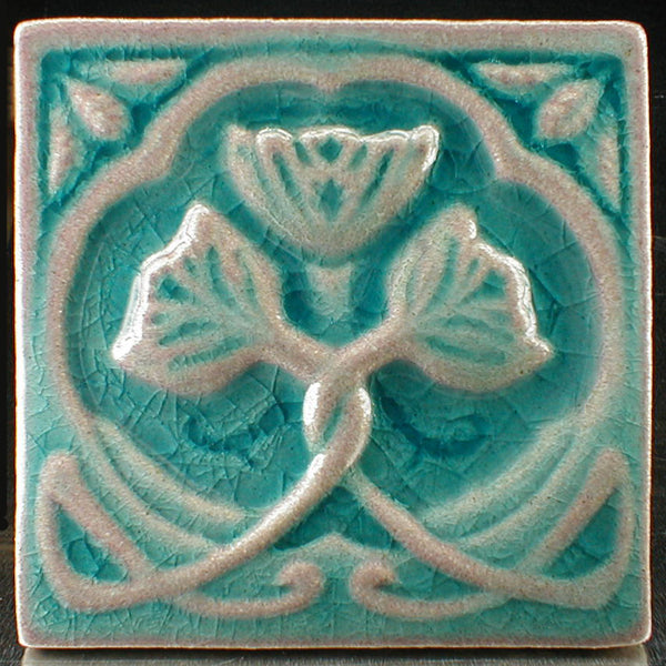6 x 6 Rose tile - Summer Dreams - Campbell Tileworks