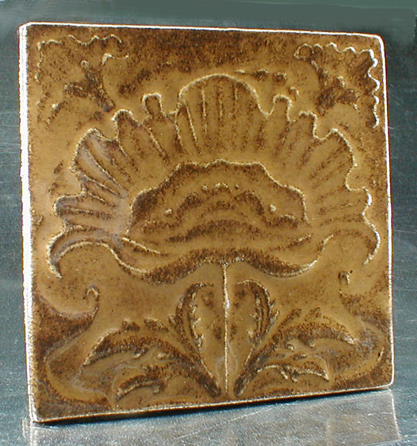 6 x 6 Poppy tile - Star Anise - Campbell Tileworks